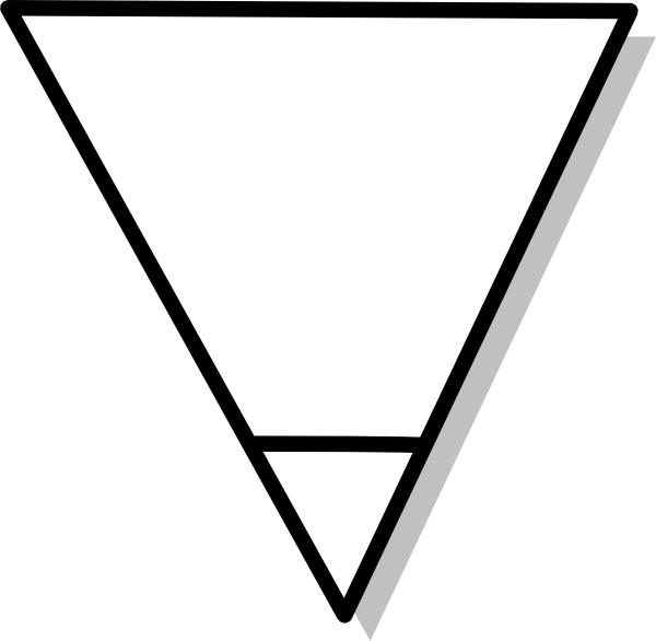 Free Vector Flowchart Symbols Clip Art - Triangle - (600x586) Png ...