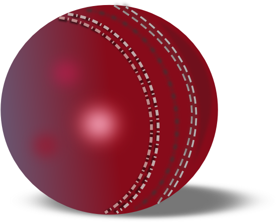 Clipart Image Of Cricket Ball Clip Art At Clker Com - Cricket Ball Clip ...