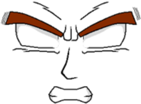 Dbz Face Fssj - Roblox Face Png Dbz - (420x420) Png Clipart Download
