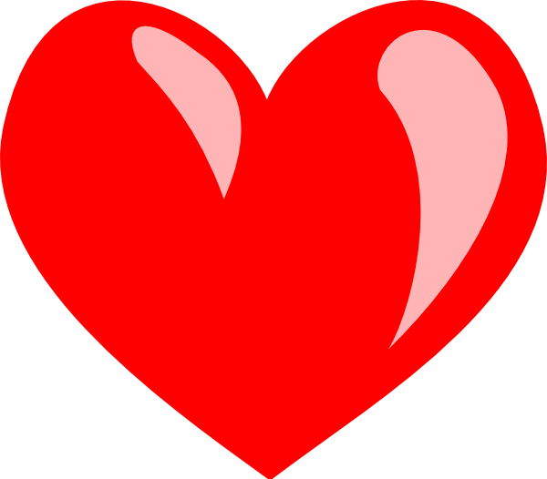 Heart Cartoon - (600x526) Png Clipart Download