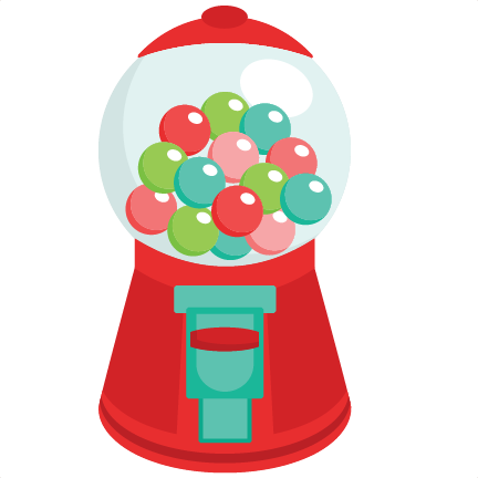 Gumball Machine Valentine Clip Art Svg Scrapbook Cut - Gumball Clipart ...