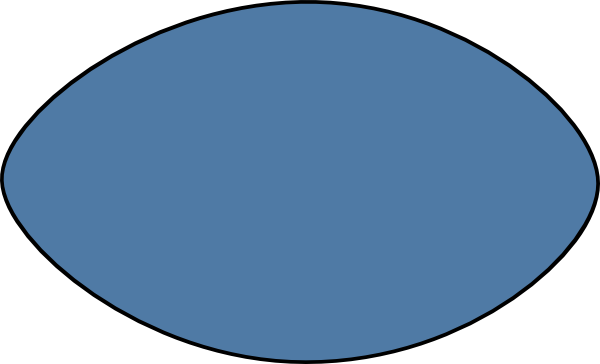 Football Outline Template - Football Shape Template Printable - Full ...