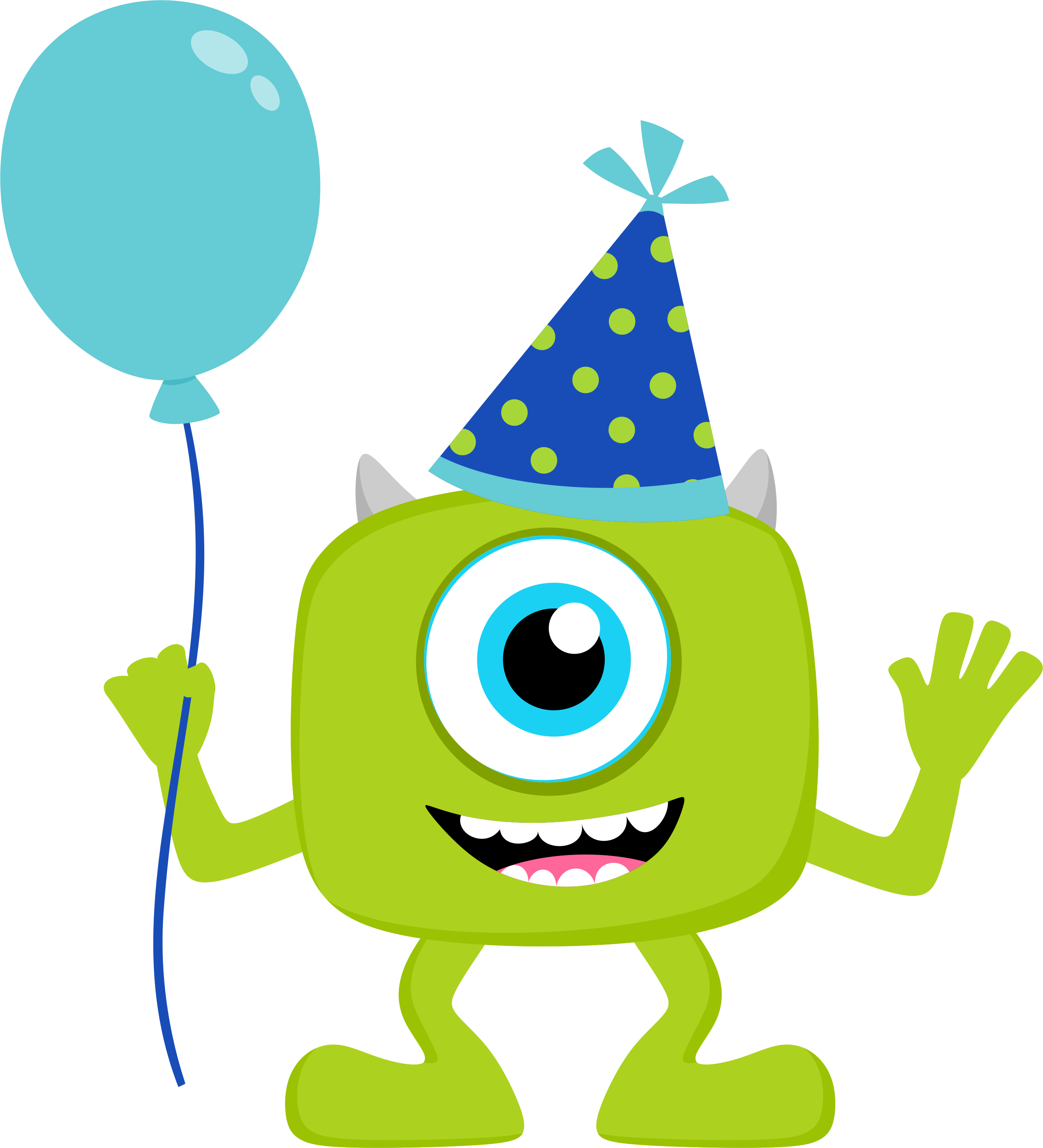 Baby Monsters Party Clipart - Monsters Inc Happy Birthday - Full Size ...