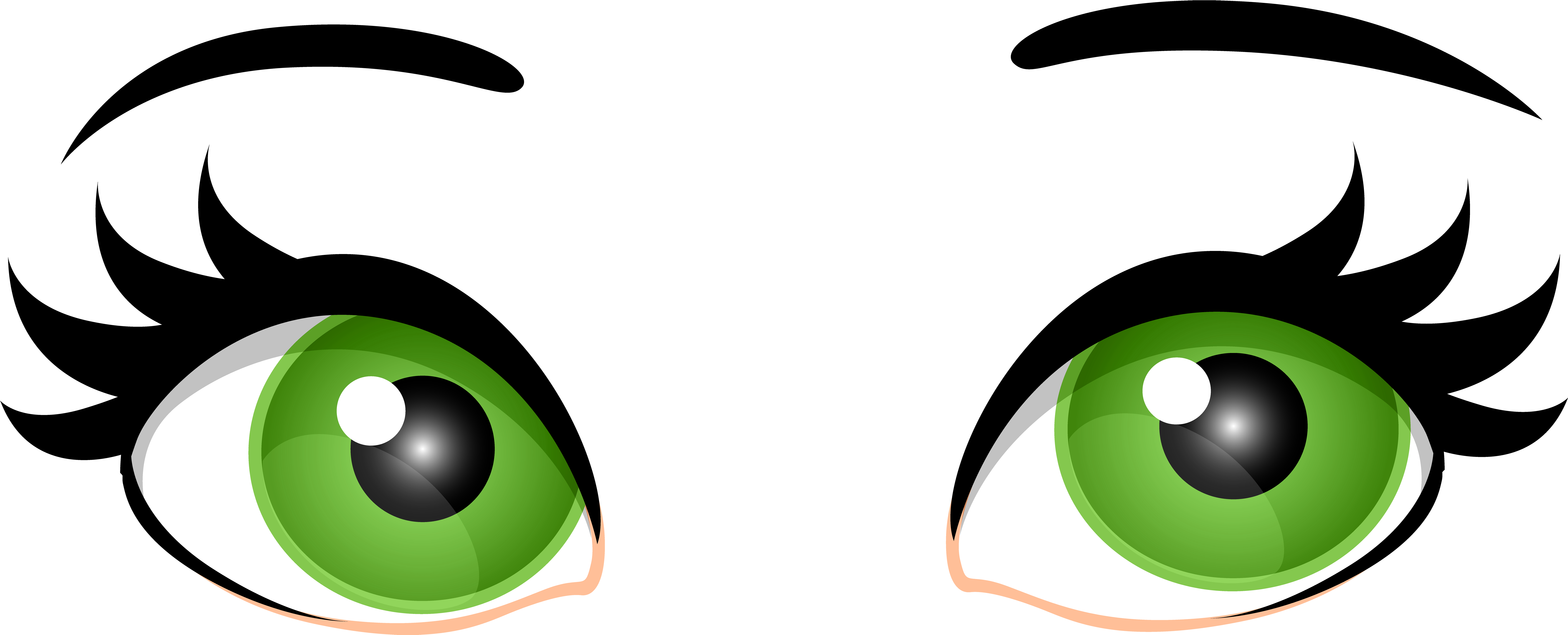 Green Female Eyes Png Clip Art - Clip Art Green Eyes - Full Size PNG ...