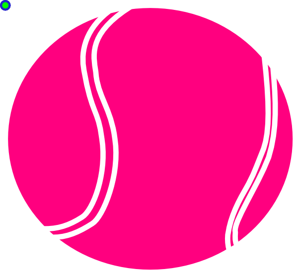 Clipart Pink Ball Bright Tennis Clip Art At Clker Com - Pink Tennis ...