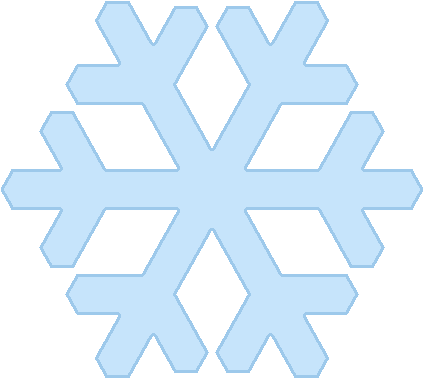 Winter Clipart - Simple Snowflake Png - Full Size PNG Clipart Images ...