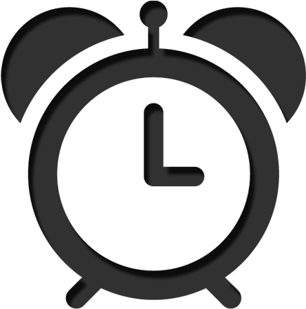 What If I Run Late - Alarm Clock Icon Png - Full Size PNG Clipart ...