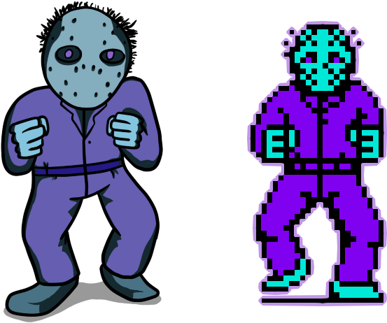 Nes Jason Voorhees By Klunsgod - Friday The 13th Video Game - (800x600 ...