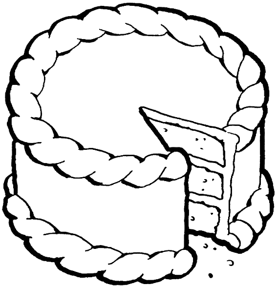 The Cake Slice Coloring Pages - Cake Coloring Pages - (600x729) Png ...