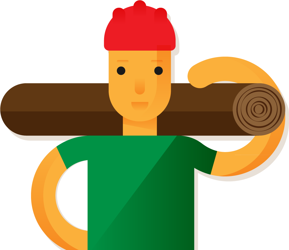 Clip Art - Vector Loggers - Clip Art - Vector Loggers - (1200x1200) Png ...