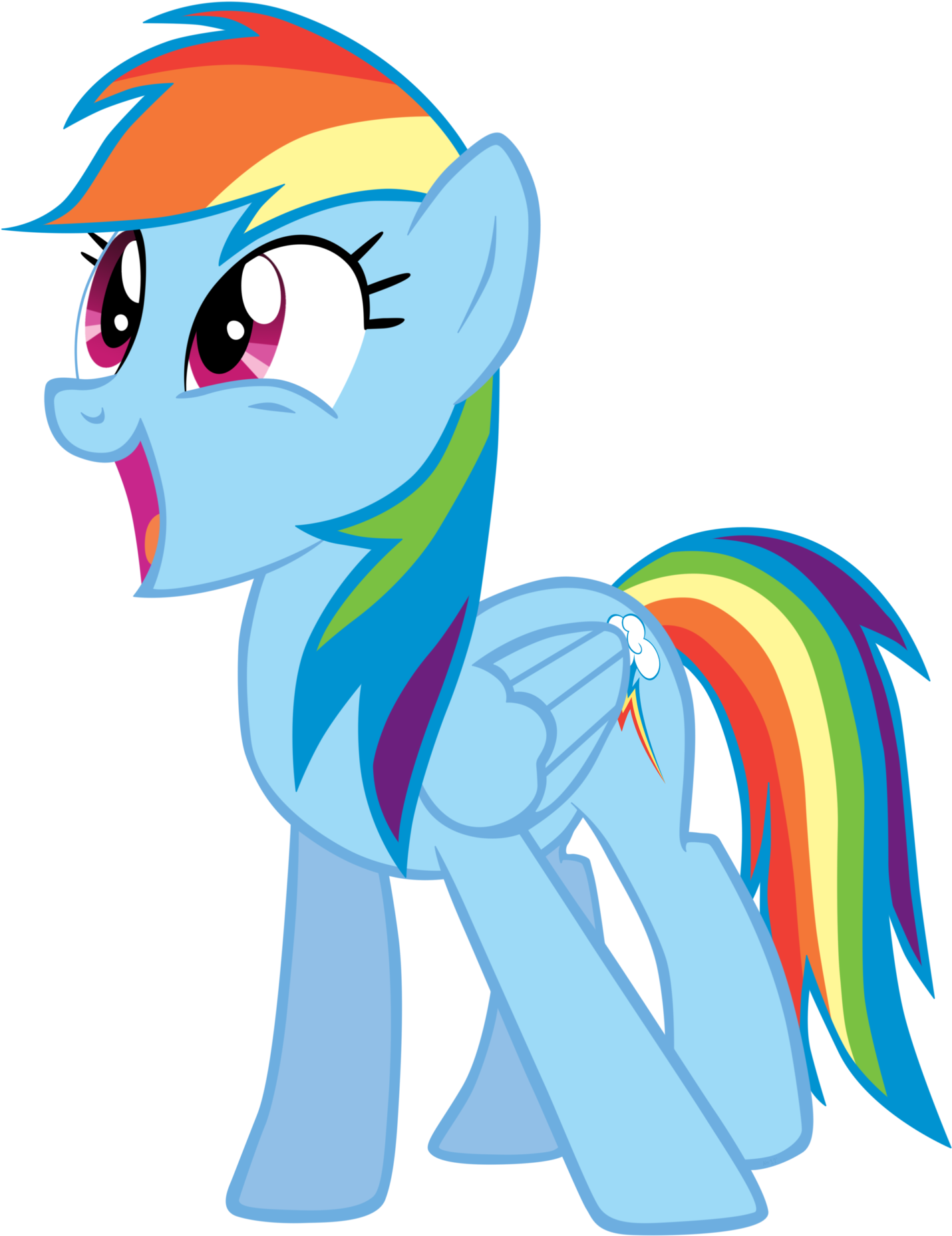 Rainbowdash Craves Cid - Rainbow Dash Is Surprised - (1600x2031) Png ...