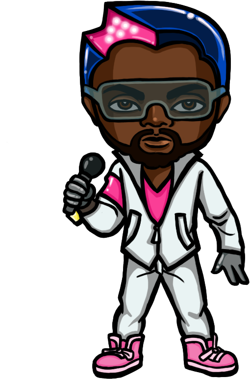 Will - - Will I Am Cartoon - (800x800) Png Clipart Download