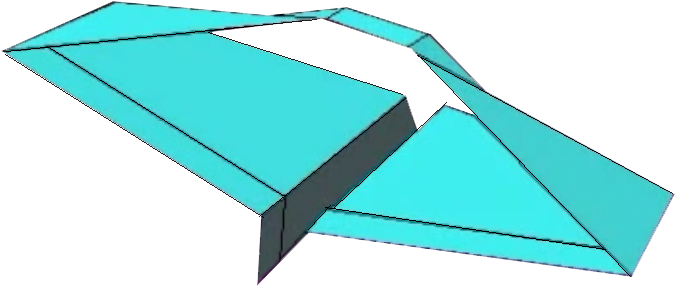 Saturn Paper Airplane - Paper Airplane Length Fold - (685x307) Png ...