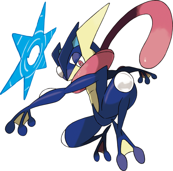 Download - Smash Bros Greninja Art - (605x600) Png Clipart Download
