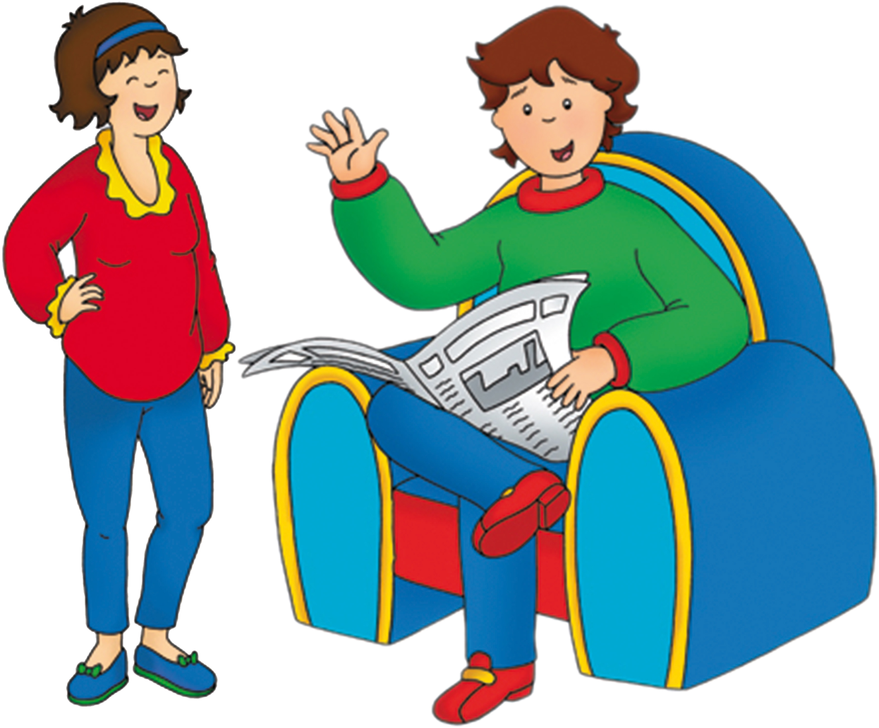 Caillou's Dad Father Television Show Family Parent - Caillou's Dad ...