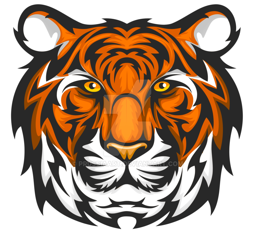Indian Tiger Emblem - Tiger Emblem - Full Size PNG Clipart Images Download