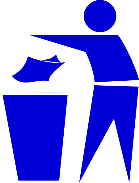 Use Me Dustbin Symbol - (450x592) Png Clipart Download