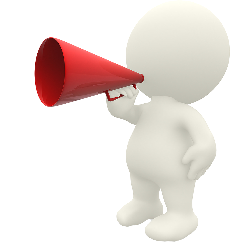 3d Man Announcements - (900x900) Png Clipart Download