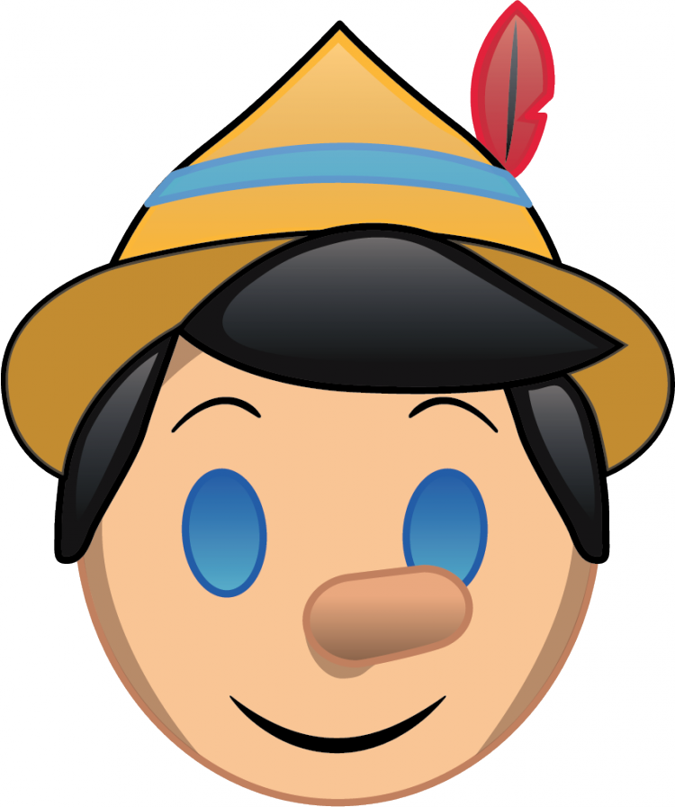 Pinocho, El Primer Cuento "traducido" - Pinocho Emoji - (750x896) Png ...