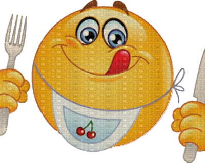 Eating Emoji - Hungry Smiley - (400x319) Png Clipart Download
