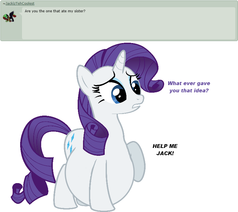 Ask Rarity Question - Mlp Ask Rarity - (777x697) Png Clipart Download