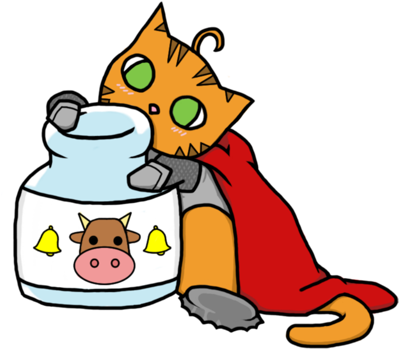 Cat Knight Needs Milk By Stygianphoenix - Drawing - (1024x733) Png ...