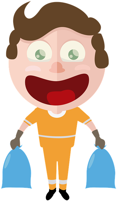 Garbage Man Cartoon - Wedding - (575x720) Png Clipart Download