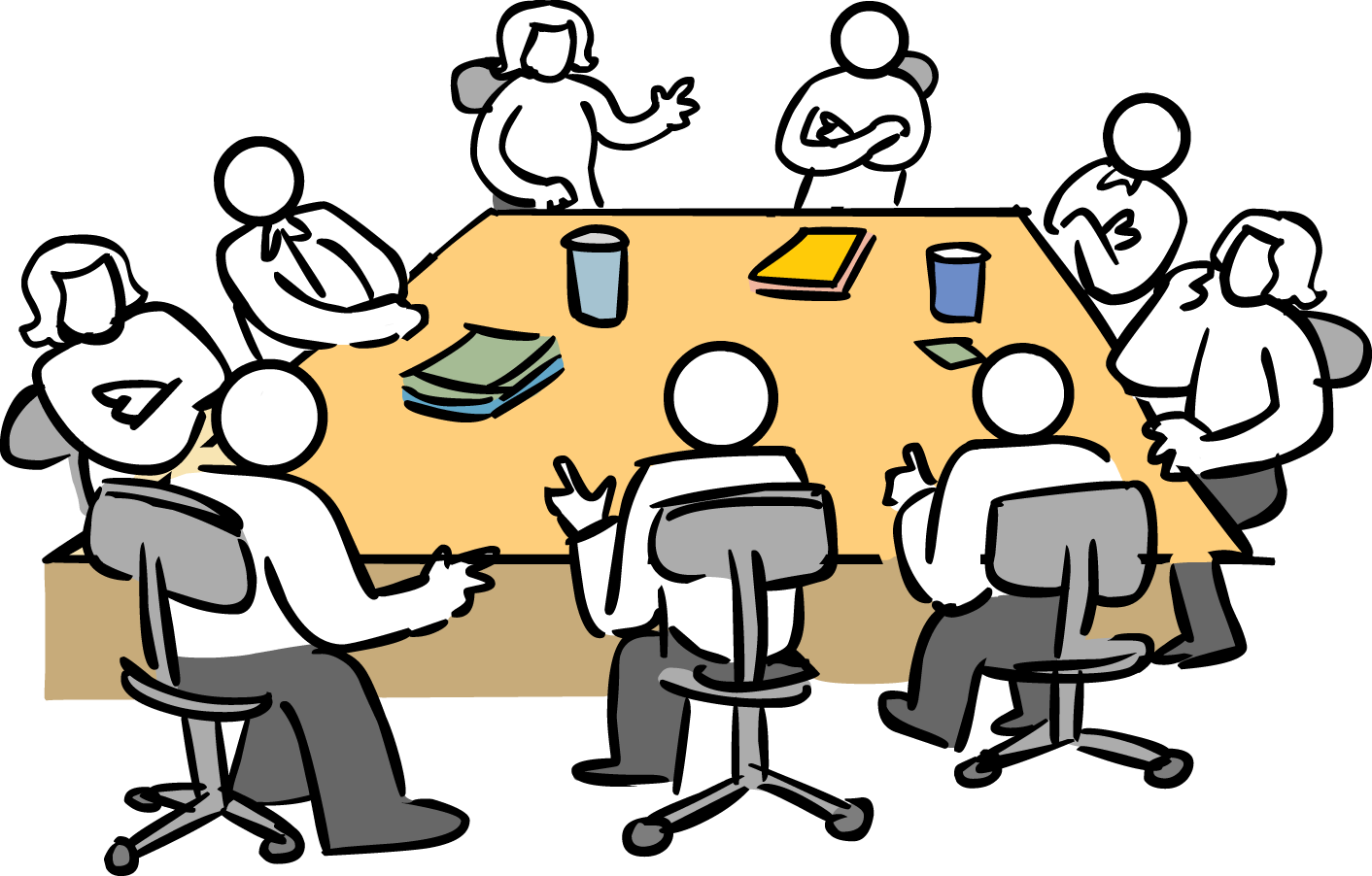 Stakeholder Management - Stakeholder Meeting Clip Art - (1412x902) Png ...