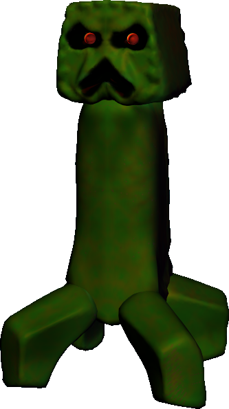 3d Minecraft Creeper By Thunder Of Light - Creeper Minecraft Png 3d ...