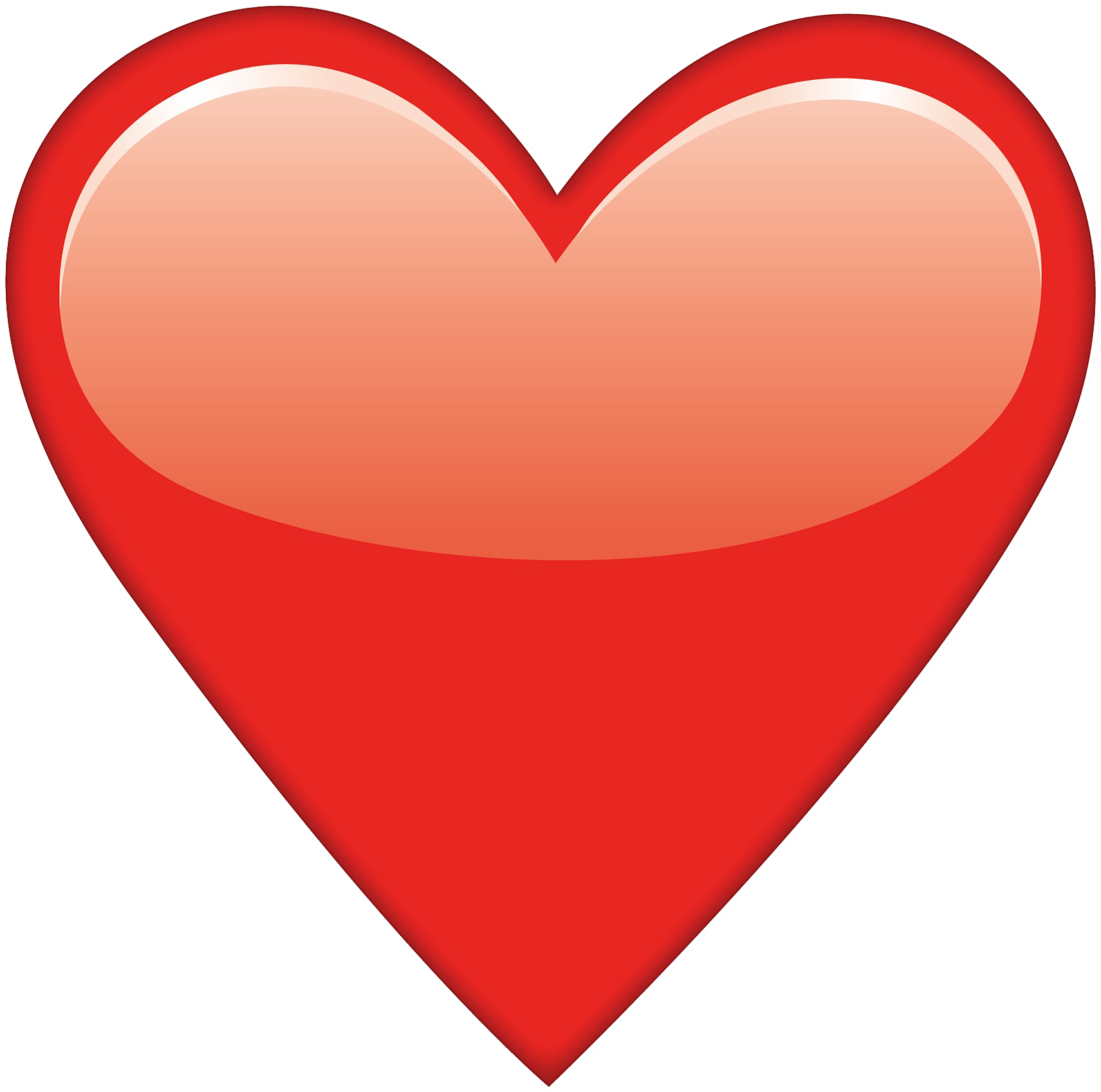 Heart Emoji Transparent Background - Full Size PNG Clipart Images Download