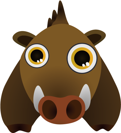 Wild Boar Cartoon Drawing Clip Art - Wild Boar Cartoon Drawing Clip Art ...