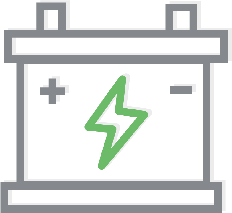 Power Storage Capacity - Vector Graphics - (1000x1000) Png Clipart Download