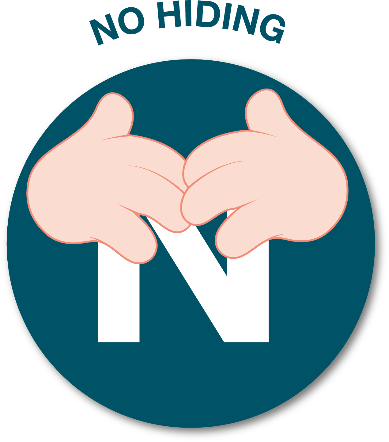 No Hiding - Illustration - (2315x2315) Png Clipart Download