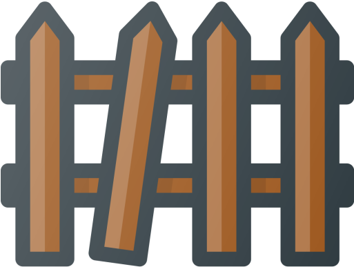 Fence, Broken, Halloween, Gate Icon - Gate Halloween - (512x512) Png ...
