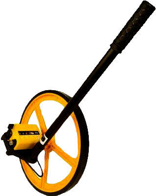 Measuring Your Yard - Roller Measuring Wheel - (400x400) Png Clipart ...