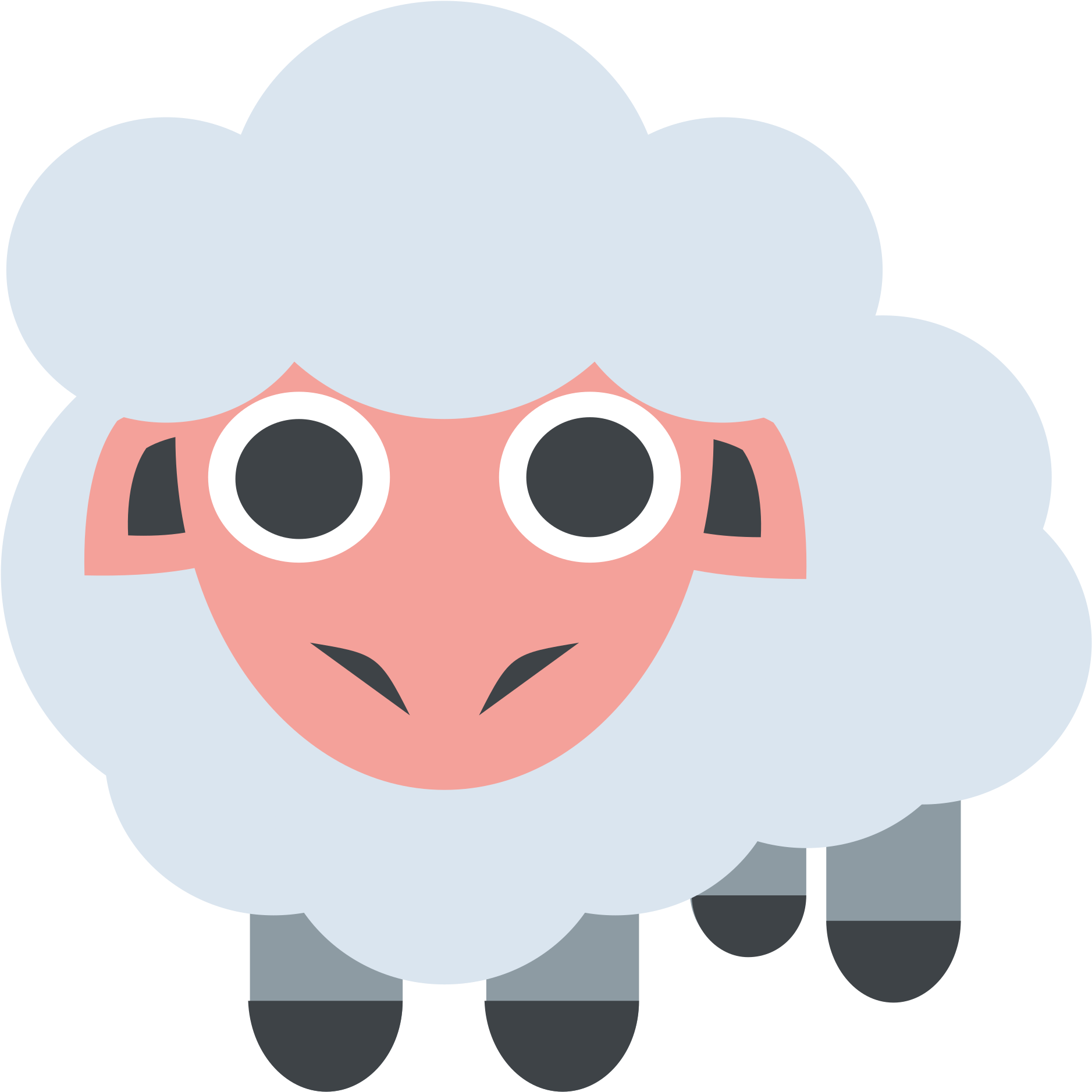 Mall Animal Cliparts 23, Buy Clip Art - Sheep Emoji - (2000x2000) Png ...