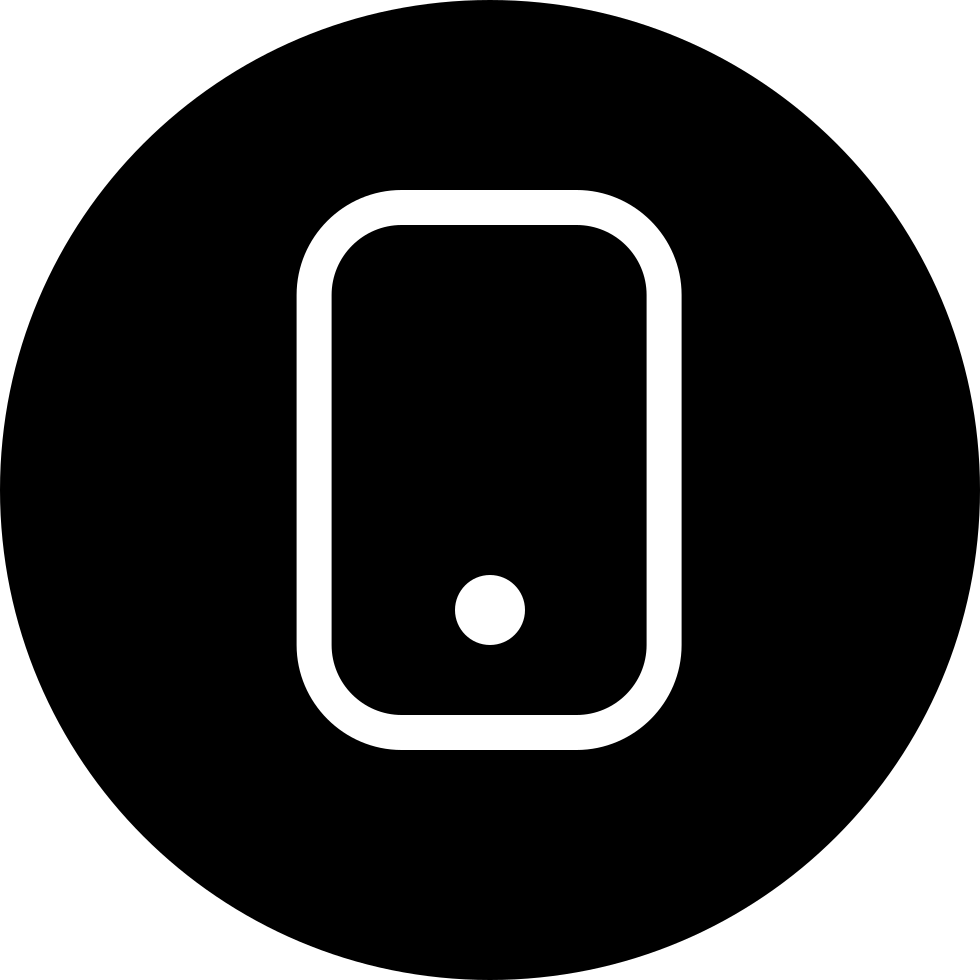 Cell Phone Number Comments - Cellphone Round Icon Png - (980x980) Png ...