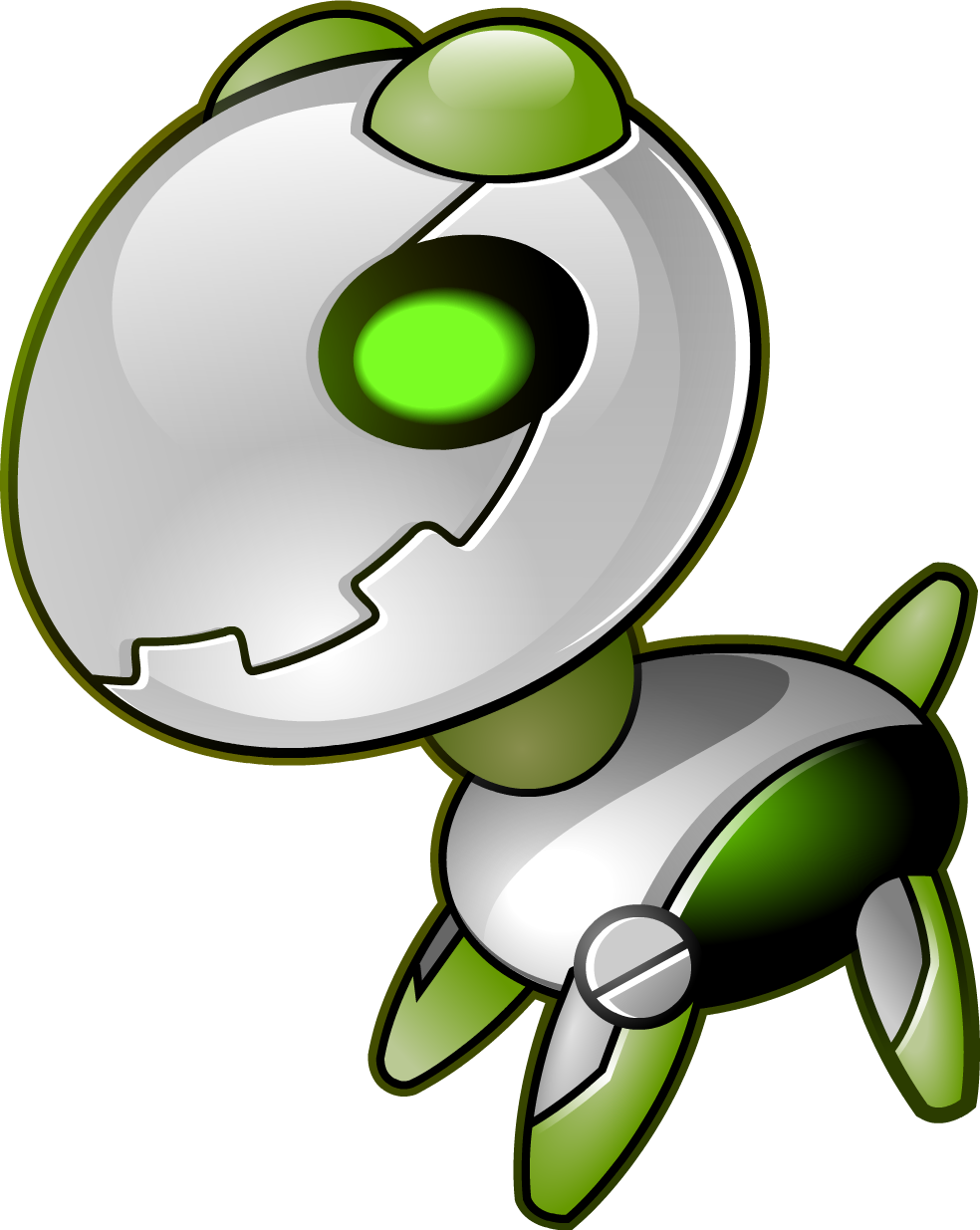 #alien Robots Video Slot - Symbol - (984x1235) Png Clipart Download