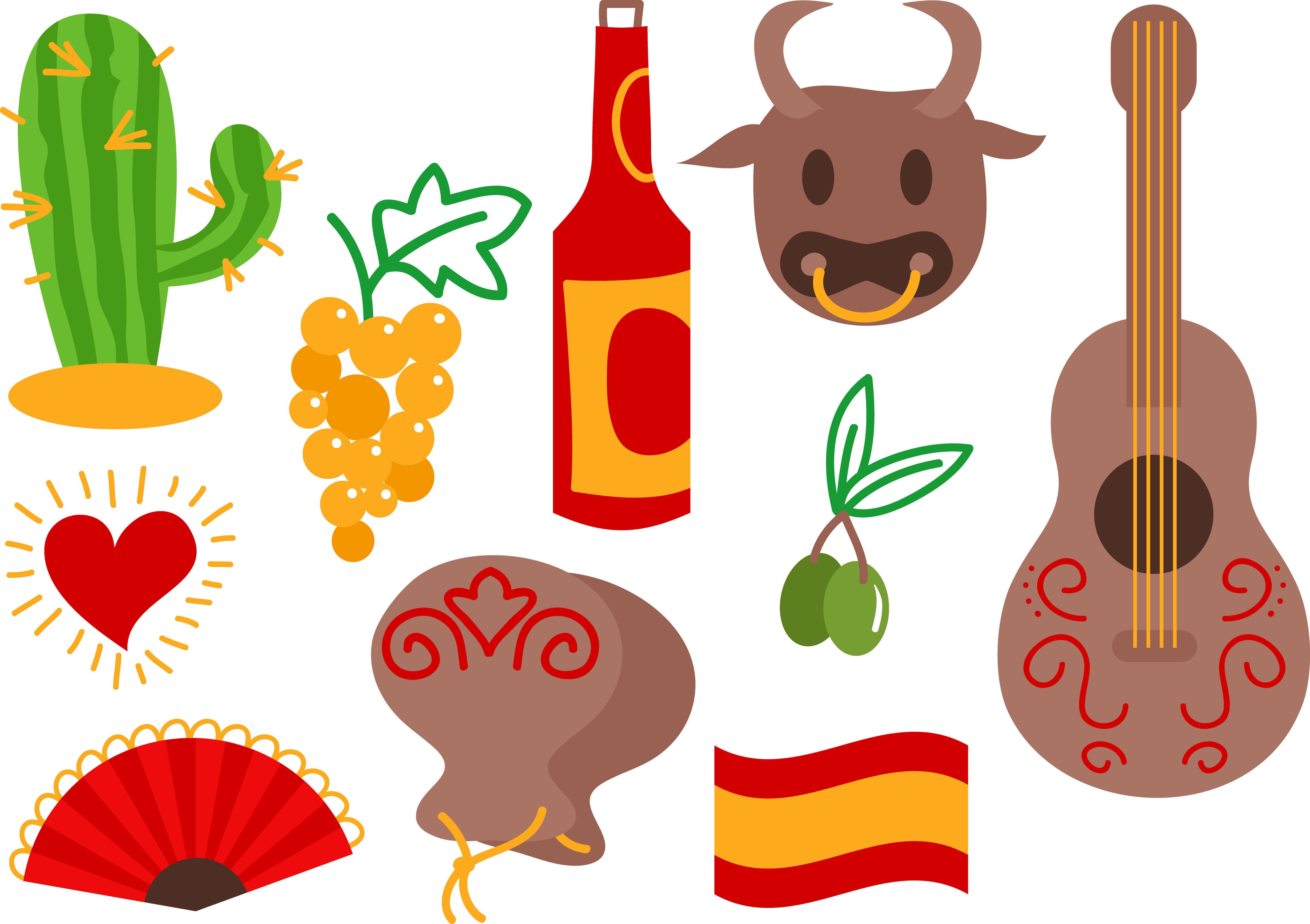 Spain Euclidean Vector Clip Art - Clip Art - (5688x4014) Png Clipart ...