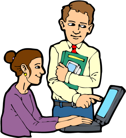 Real World Clipart Graduated Student - Learning Laptops By Students ...