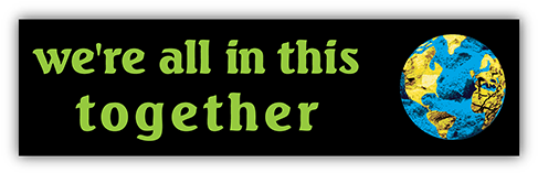 Environmental Bumper Stickers - (500x500) Png Clipart Download