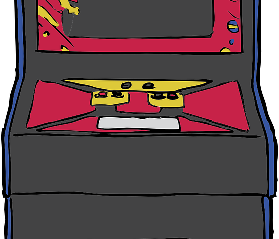 Machine Clipart Arcade Cabinet - Cartoon Arcade Game - (640x480) Png ...