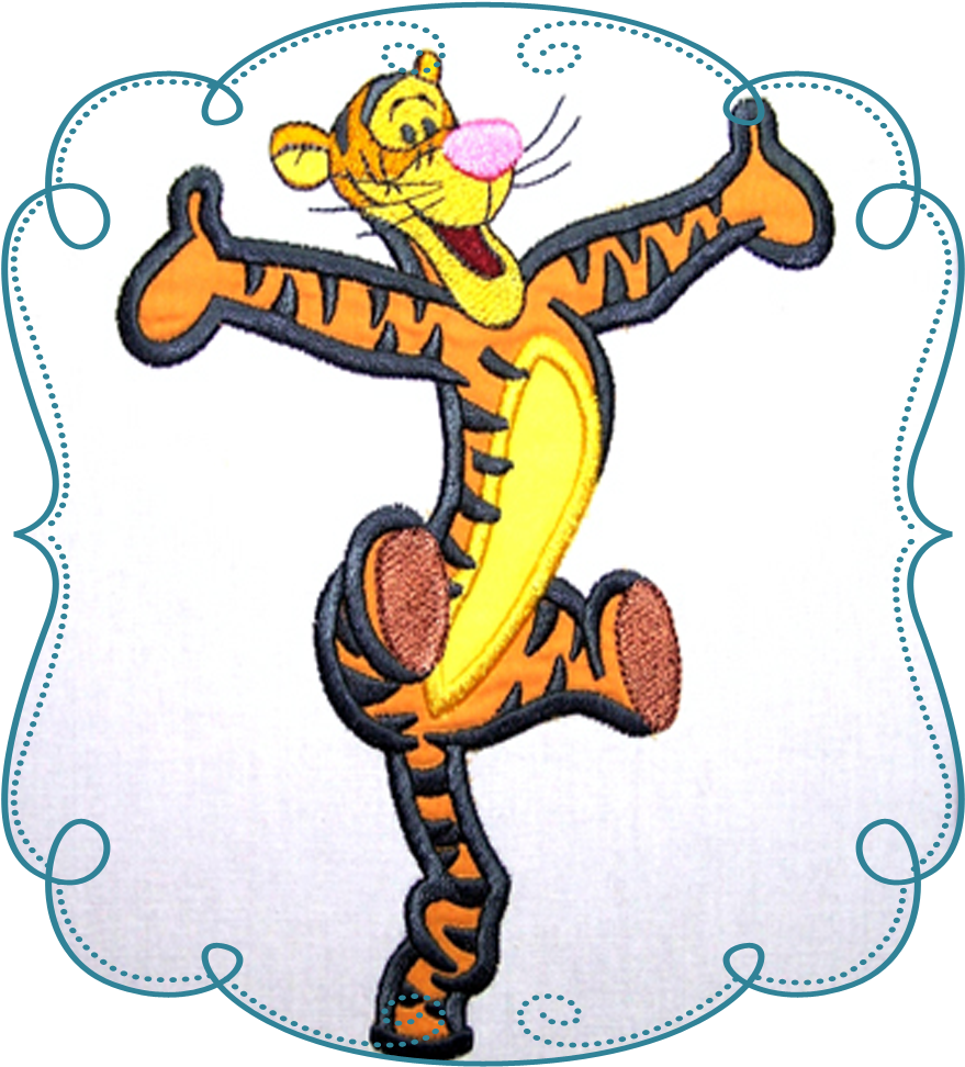 Trigger Tiger - Trigger Tiger Cartoon - (1000x1000) Png Clipart Download