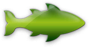 Green Fish Icon - (420x420) Png Clipart Download