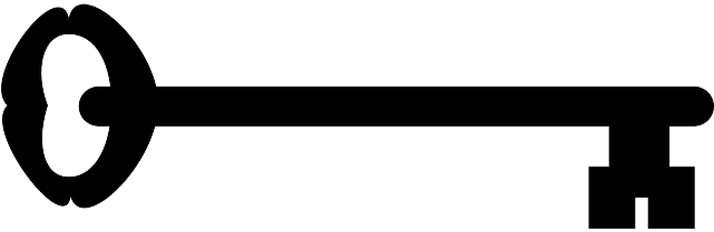 Key Bit, Key, Lock, Access, Silhouette, Teeth Of A - Key Vector ...