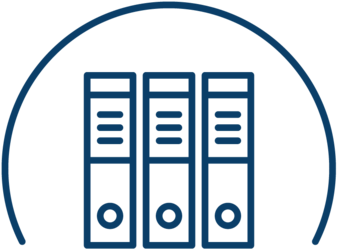 Publications Icon Dark - Circle - (1000x256) Png Clipart Download