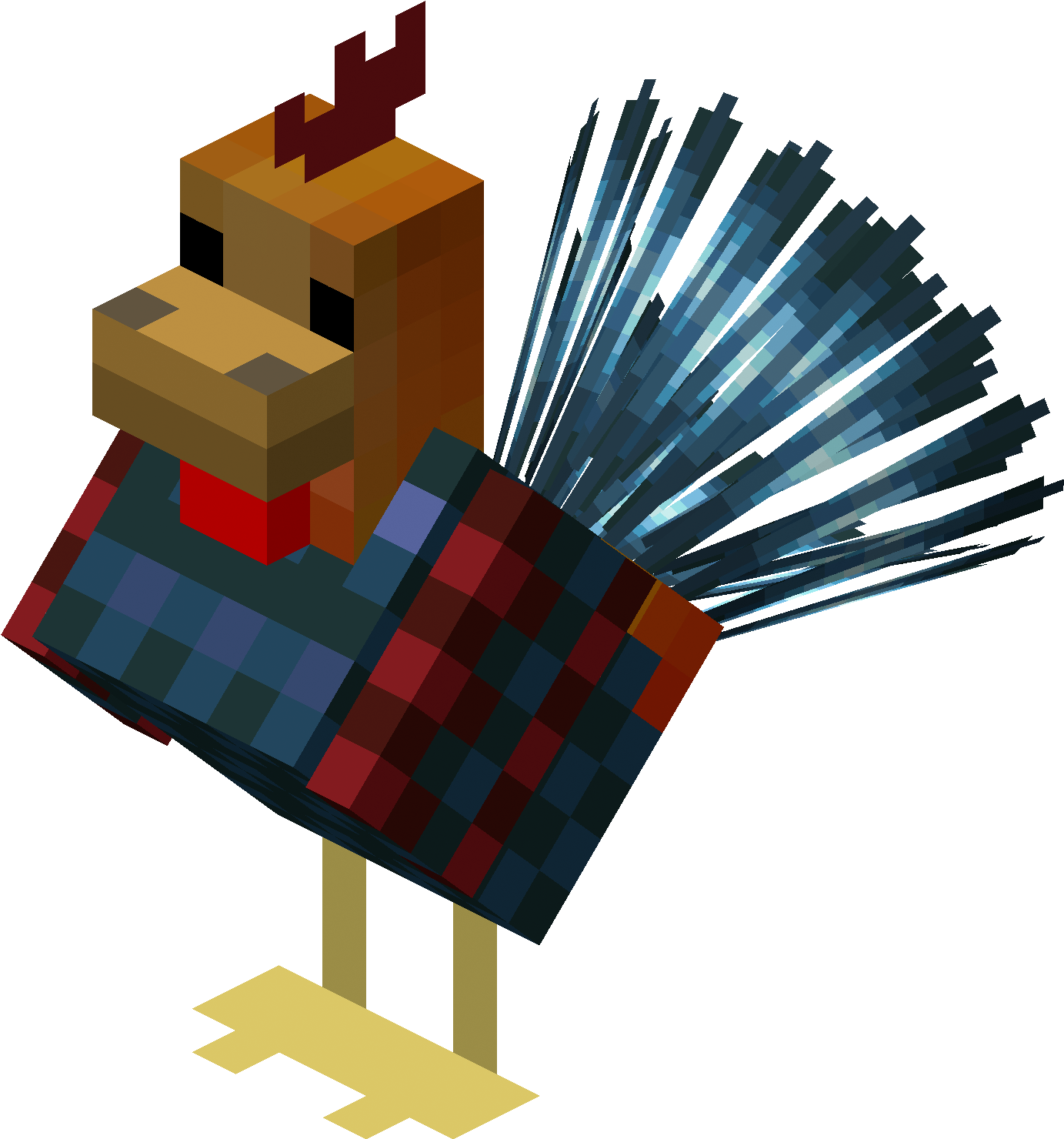 Minecraft Chicken Rooster Wattle Mod - Minecraft Chicken Rooster Wattle ...