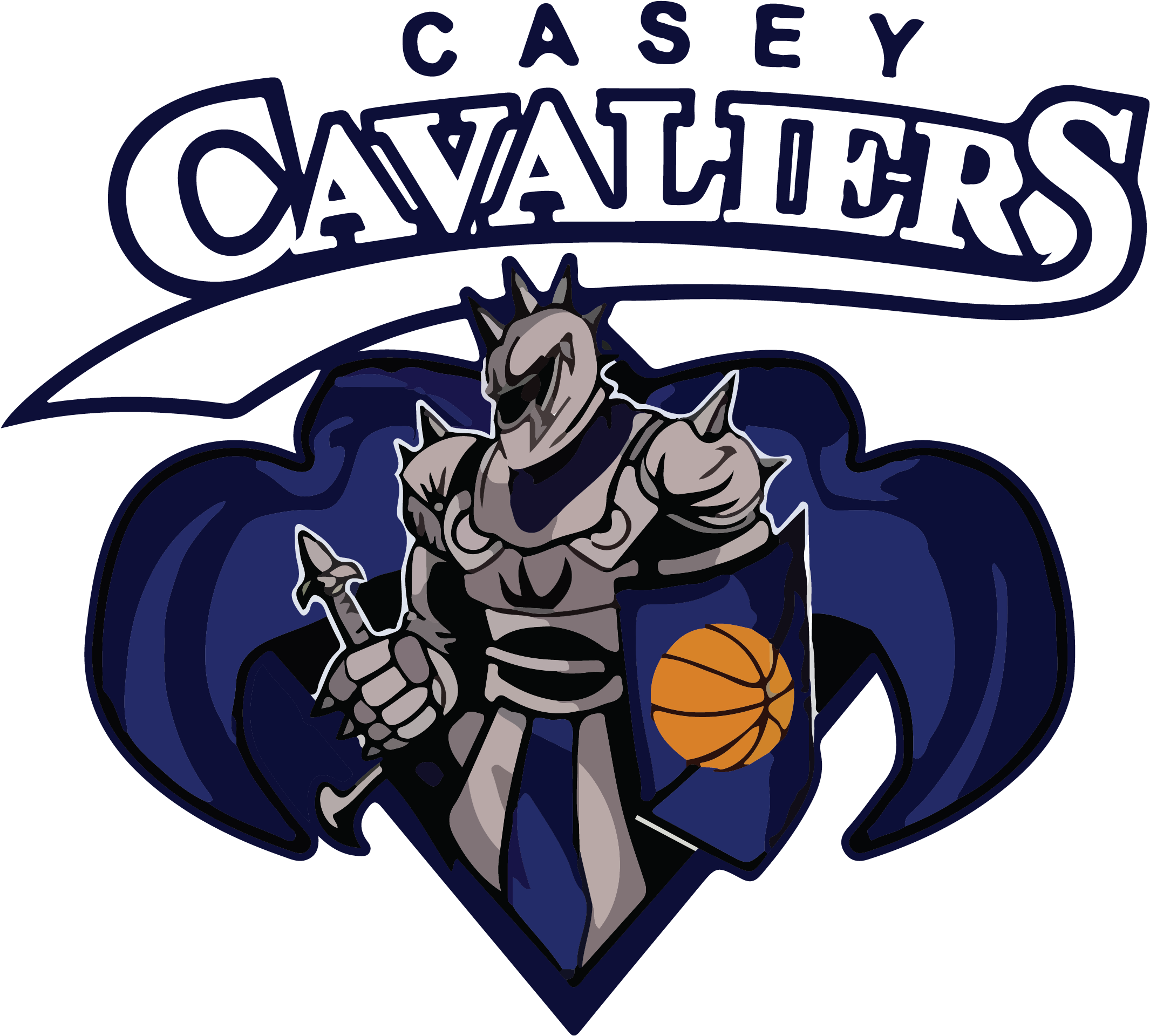 Casey Basketball - Crest - (2401x2400) Png Clipart Download