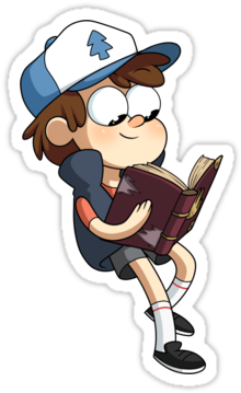 Dipper" Stickers By Jimhiro - Gravity Falls Dipper Stickers - (375x360 ...