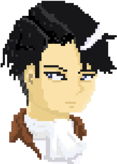 Just A 'lil Pixel Art - Pixel Art Aot - (500x597) Png Clipart Download